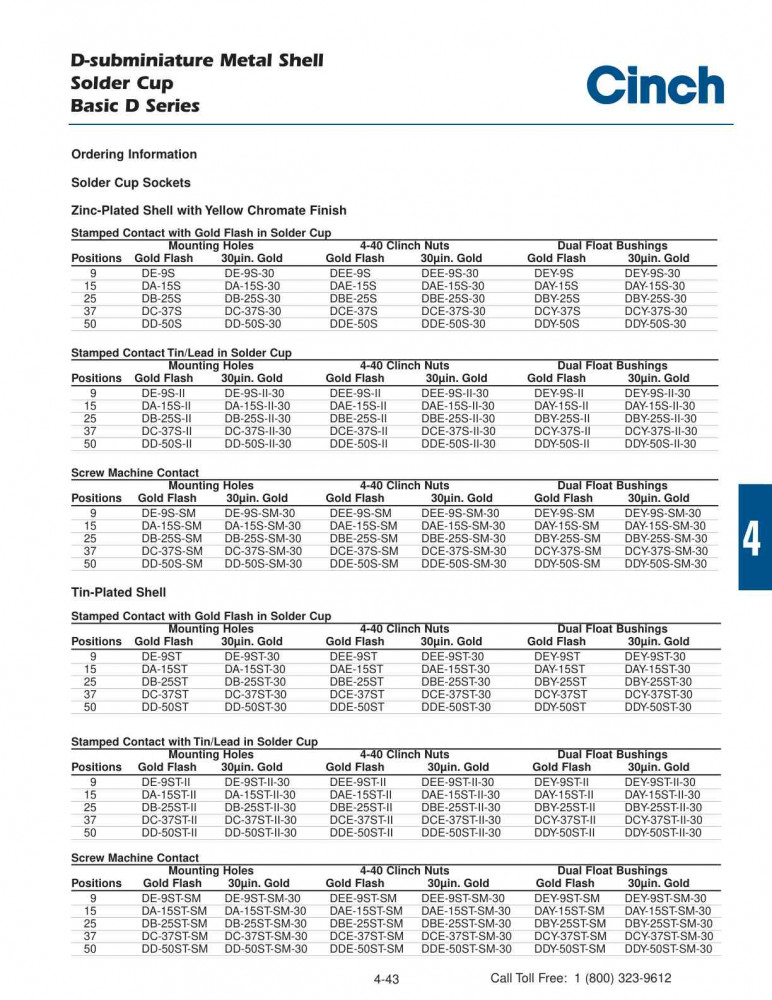 CINCH connector document page 8