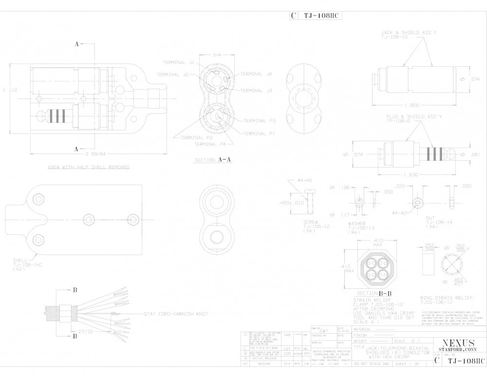 Amphenol TJ-108HC technical document