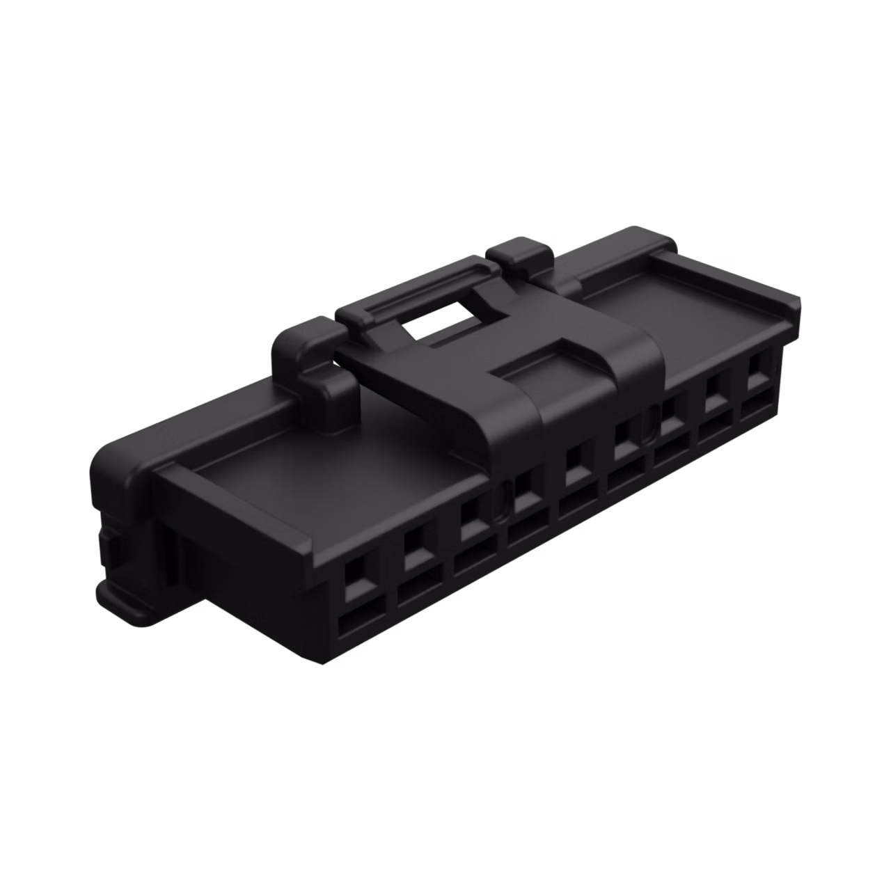 DuraClik TPA Wire-to-Board Receptacle Housing, 9 Circuits, Black for sale