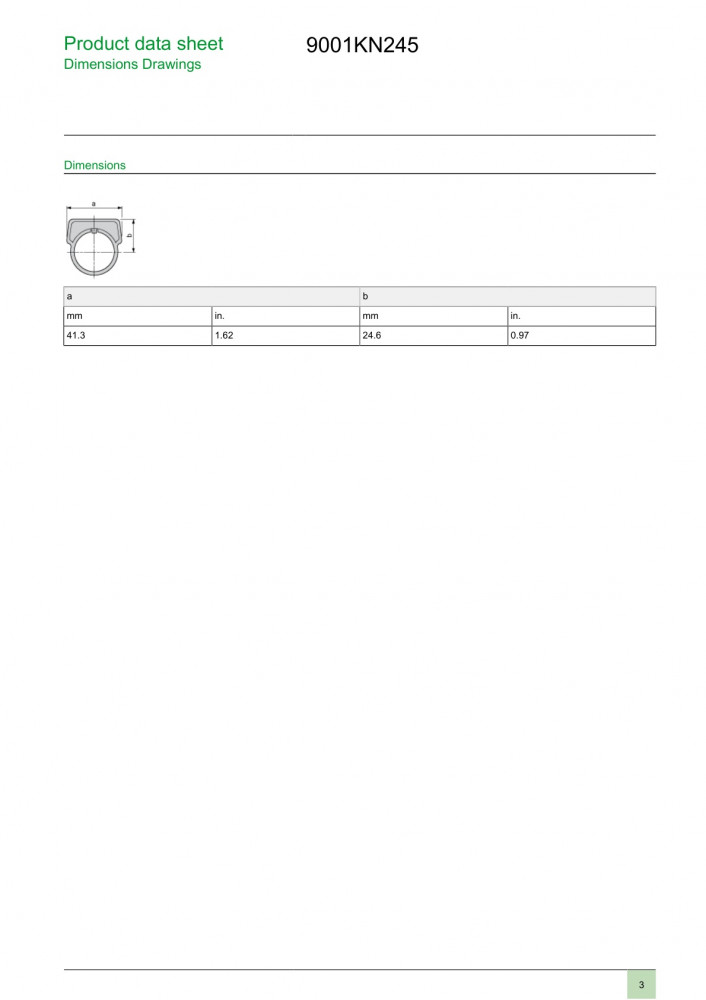 9001KN245 technical documentation page 3
