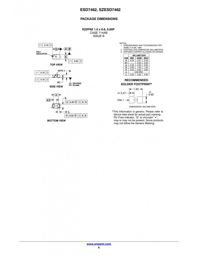 ESD7462 datasheet page 6