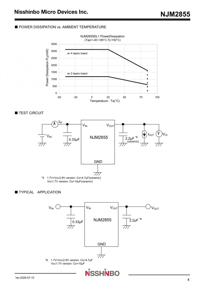 NJM2855 datasheet page 4
