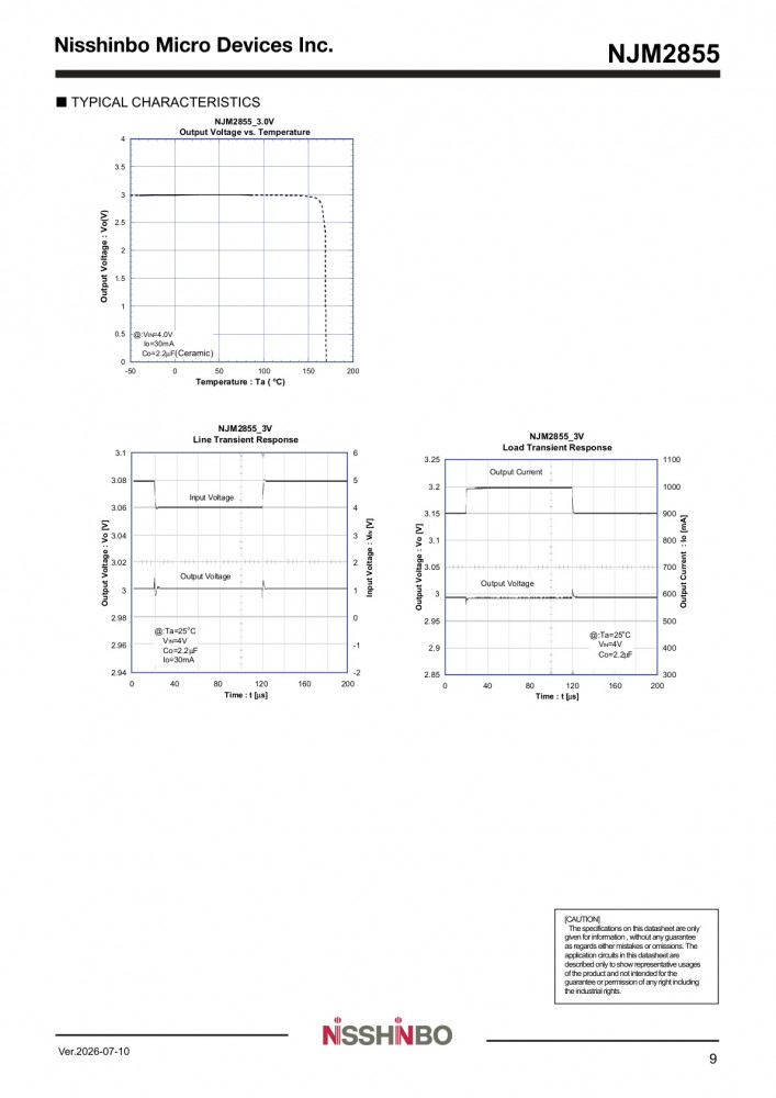 NJM2855 datasheet page 9