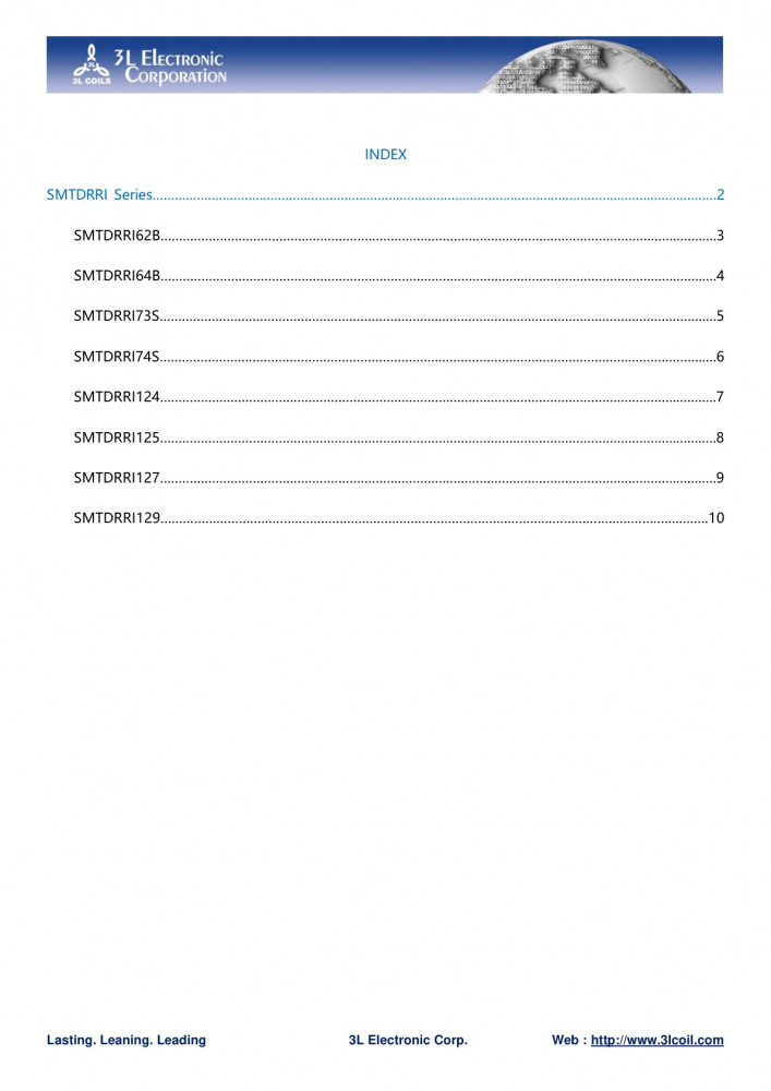 3L COILS catalogue page 1
