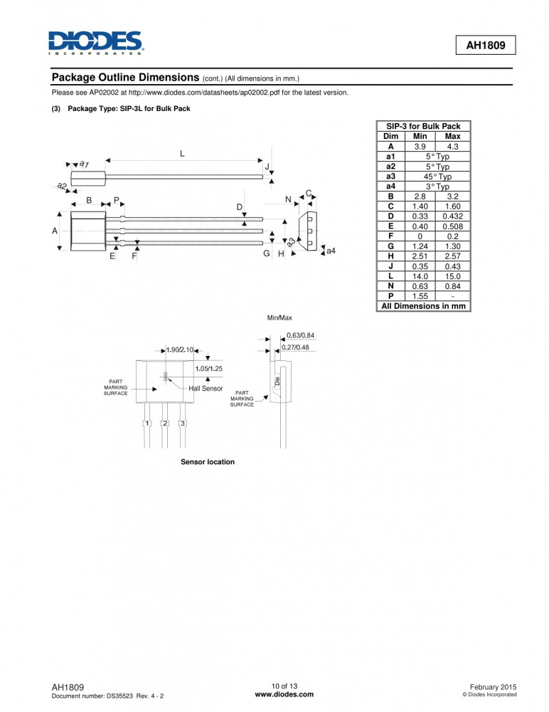 AH1809 datasheet page 10
