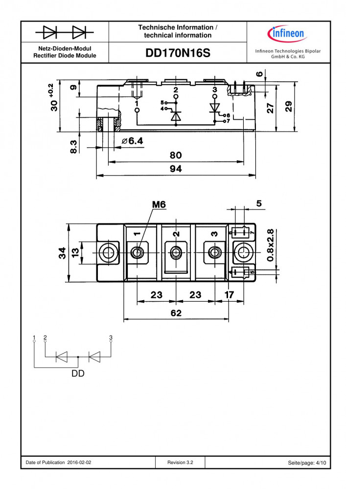 DD170N16S datasheet page 4