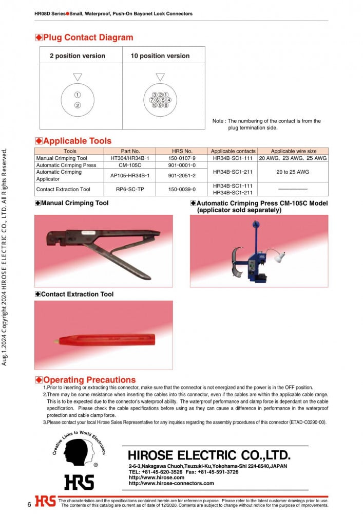 HR08D documentation page 6