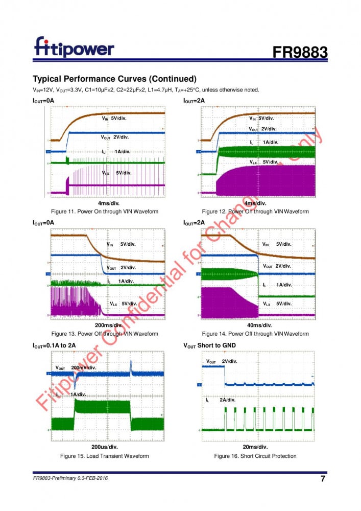 FR9883S6 datasheet page 7