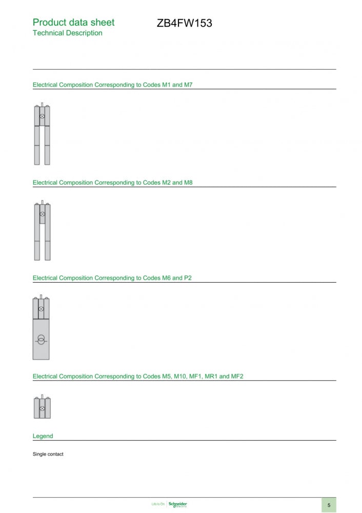 ZB4FW153 technical document page 5