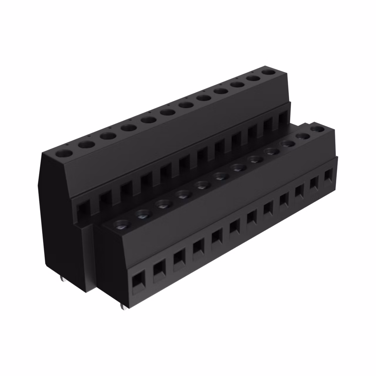 5.00mm Pitch Beau Eurostyle Medium Profile, Two Level Terminal Block, Modular, 24 Circuits for sale