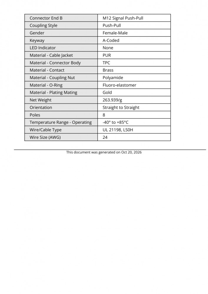 Product specification document page 3