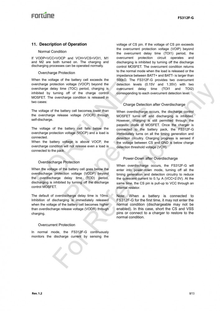 FS312F-G datasheet page 8