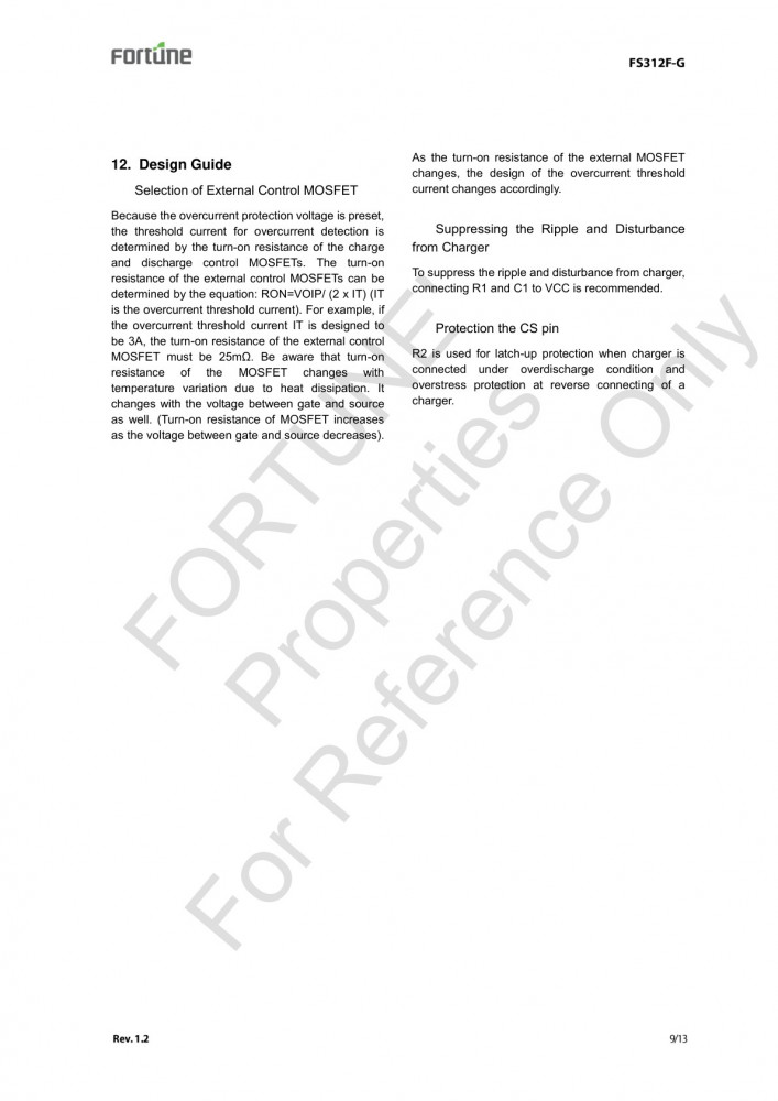 FS312F-G datasheet page 9