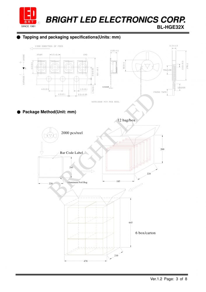 BL-HGE32X datasheet page 4