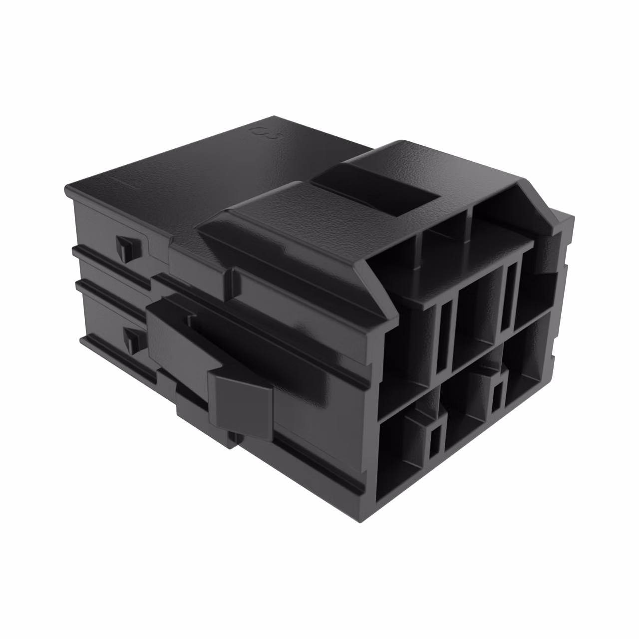 CP-6.5 Plug Housing, 6.50mm Pitch, Dual Row, 2 Circuits, Blue