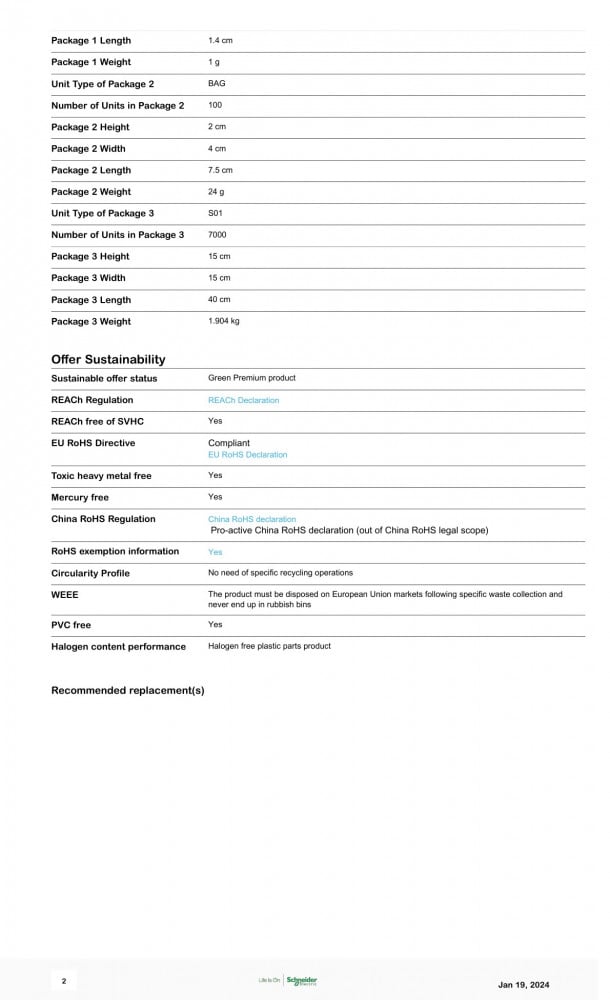 DZ5CE060 product datasheet page 2