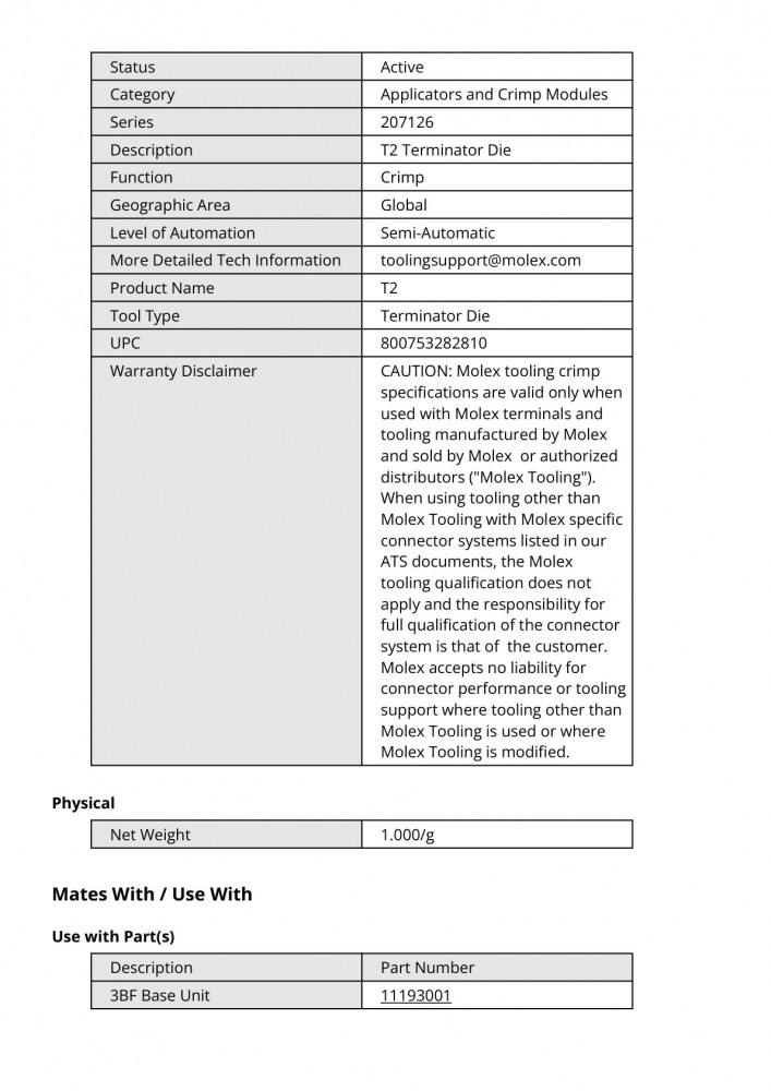 Product document page 2
