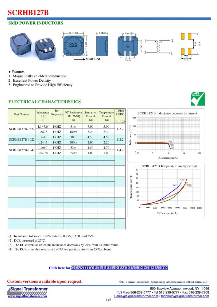 SCRHB127B-1042 technical document page
