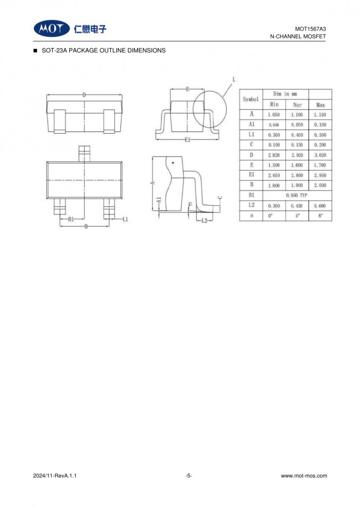 MOT1567A3 datasheet page 5