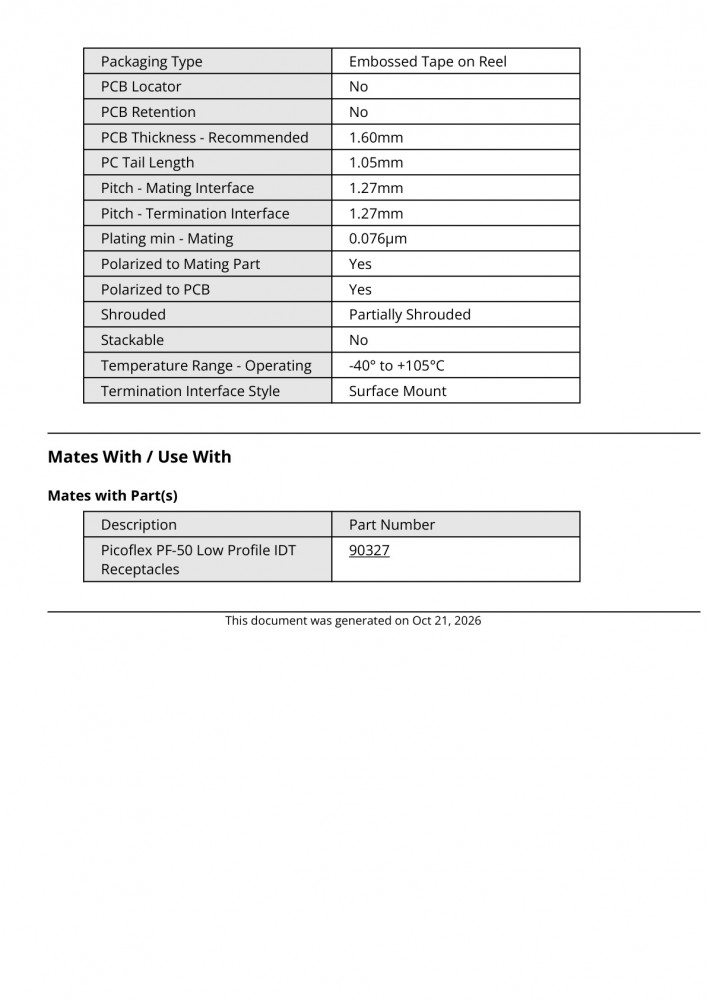 MOLEX 908160512 technical document image 3