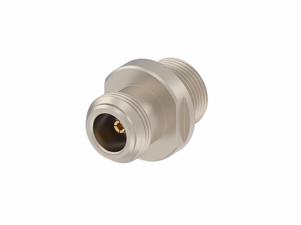 SSMCX Jack-to-SMA Plug, Between-Series Adapter, Tray, 50 Ohms