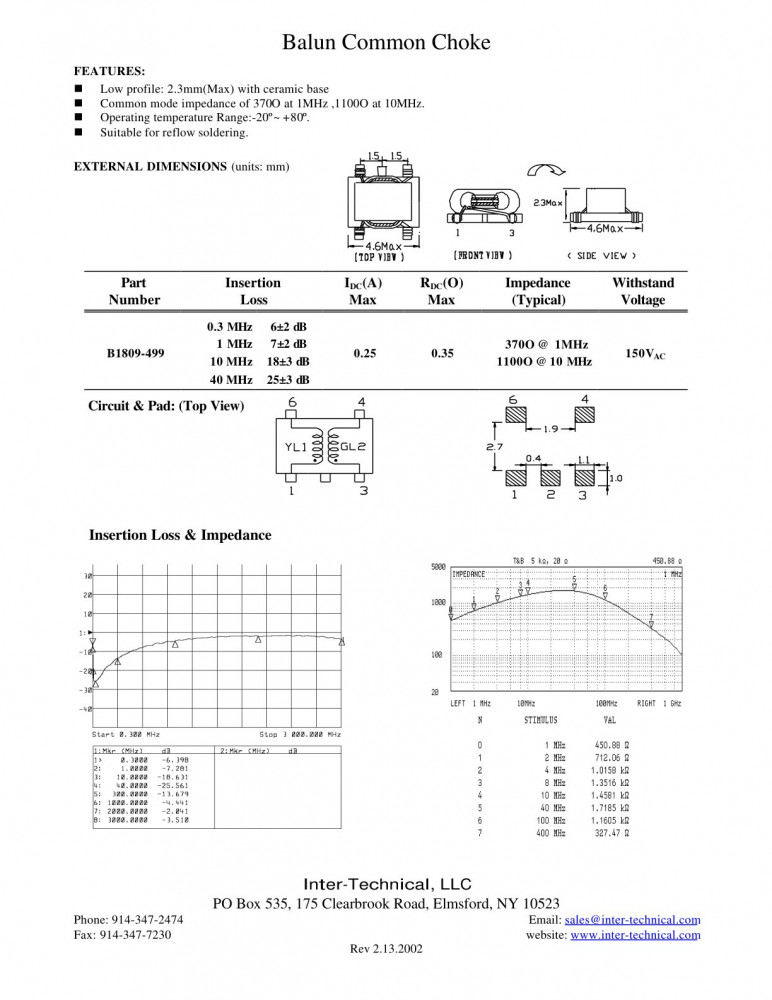 B1809-499 technical document preview