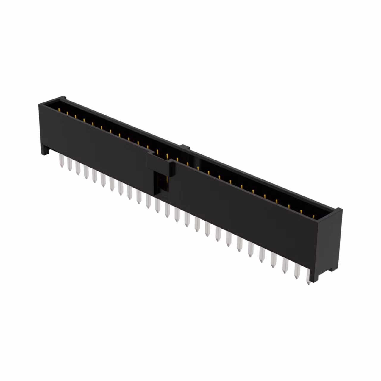 C-Grid III PCB Header, 2.54mm Pitch, Through Hole, Single Row, Vertical, Shrouded, 26 Circuits, 0.05µm Gold (Au) Flash Plating for sale