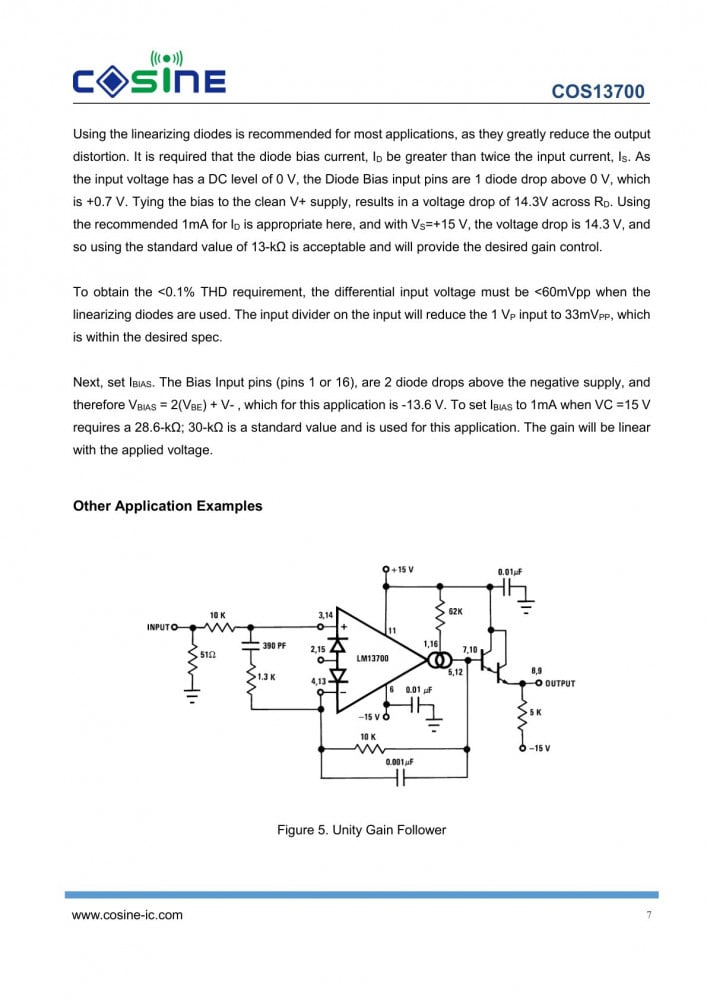 COSLM13700SR datasheet page 7