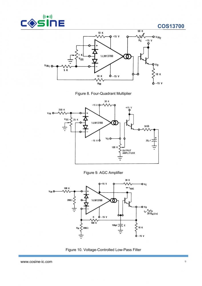 COSLM13700SR datasheet page 9