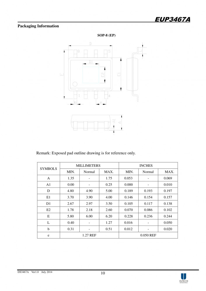 EUP3467AWIR1 datasheet page 10