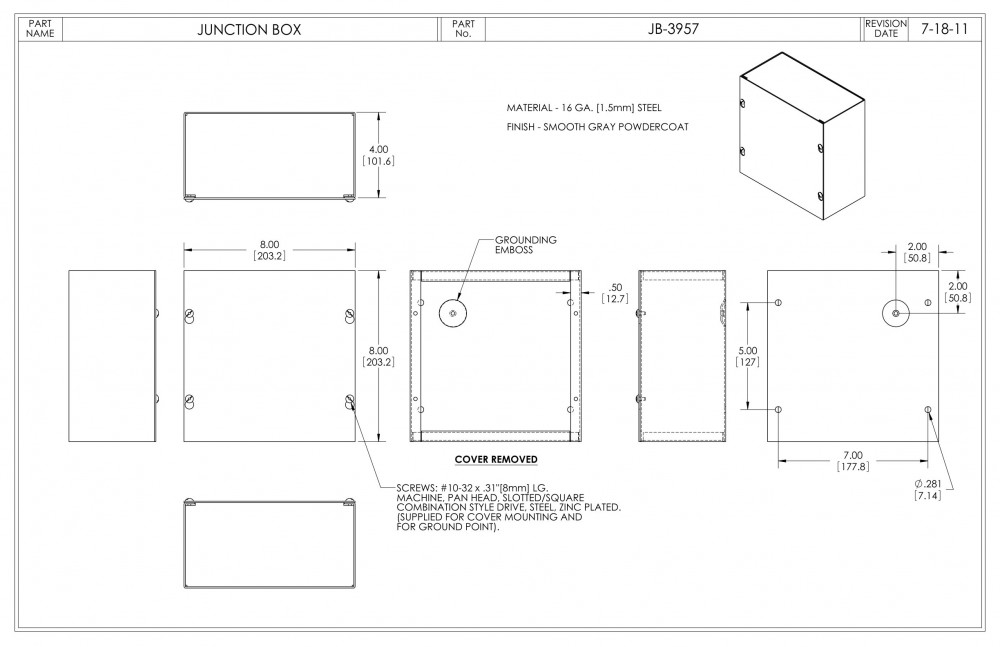 JB-3957 product document image