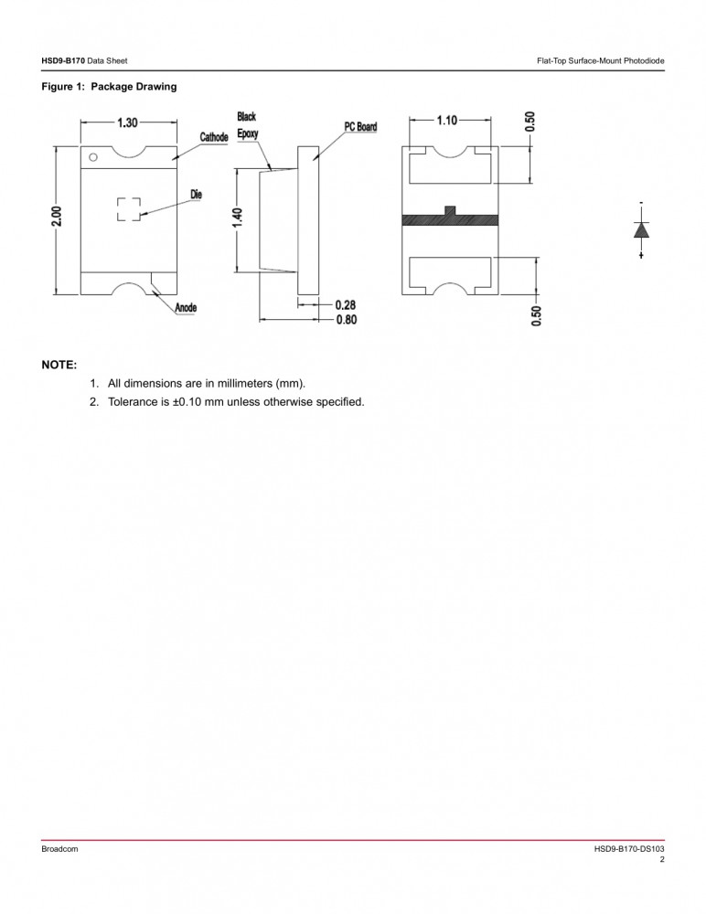 HSD9-B170 datasheet page 2