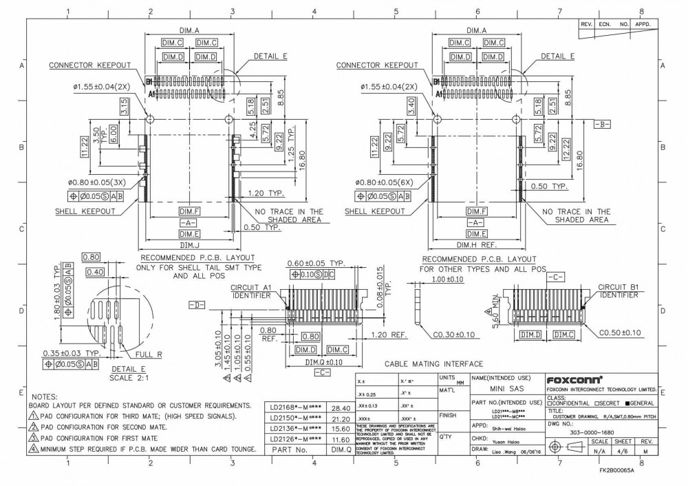 FOXCONN LD21 series drawing page 4