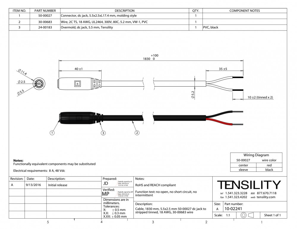 Tensility International 10-02241 assembly drawing preview