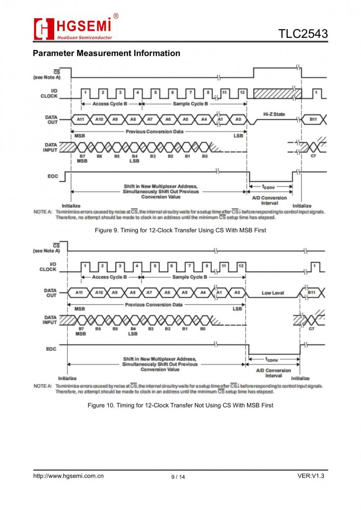 TLC2543CM/TR datasheet page 9