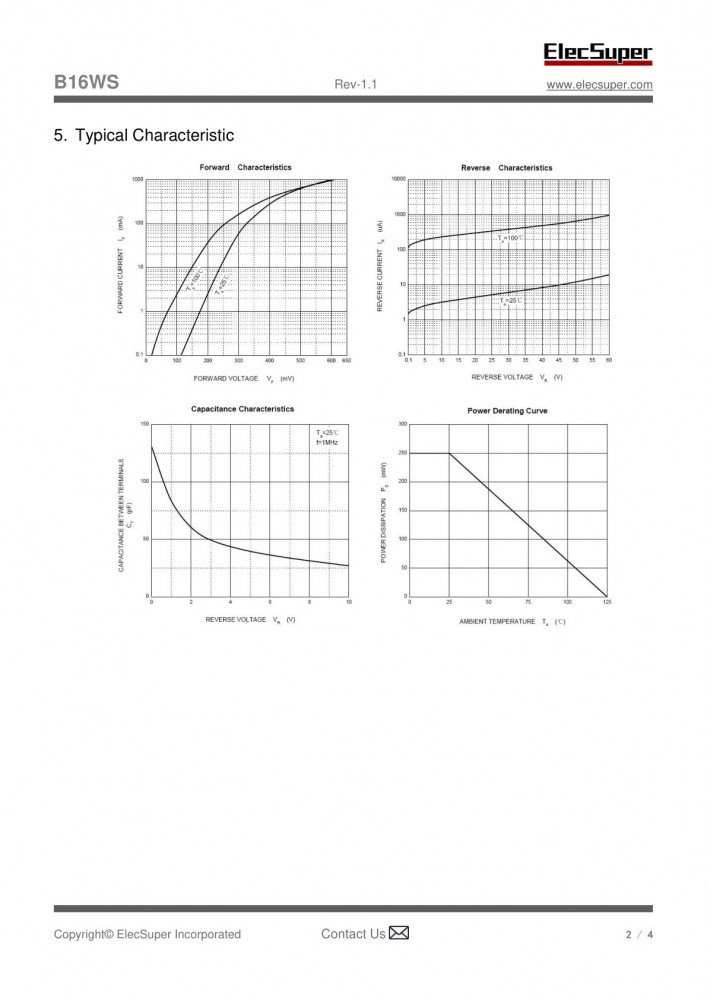 ElecSuper B16WS datasheet page 2
