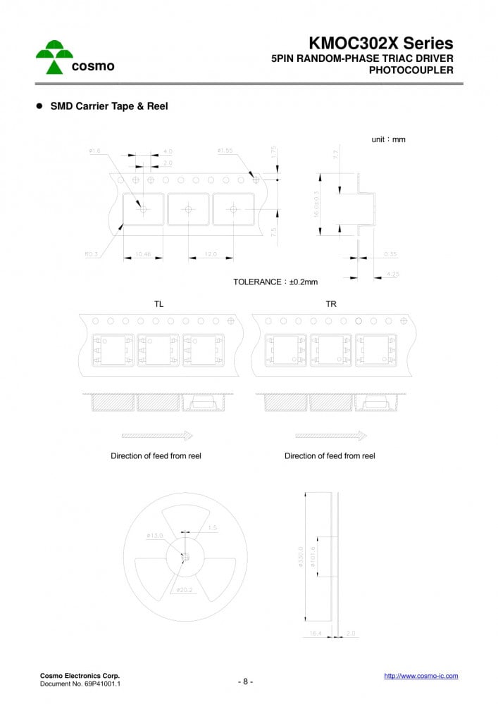 KMOC3021S TL datasheet page 8