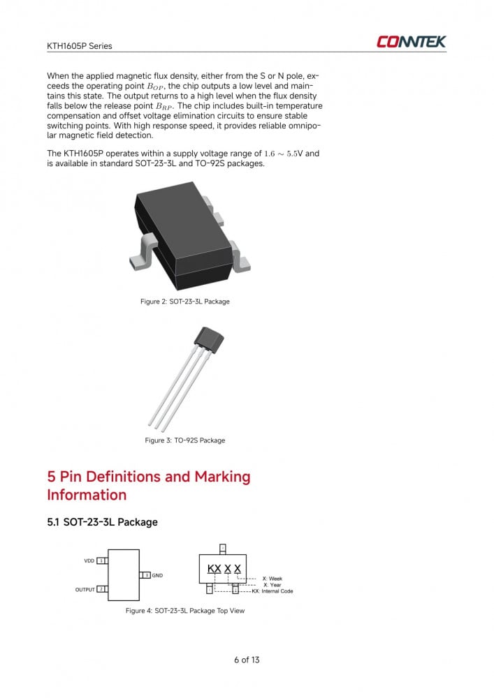 KTH1605P datasheet page 6