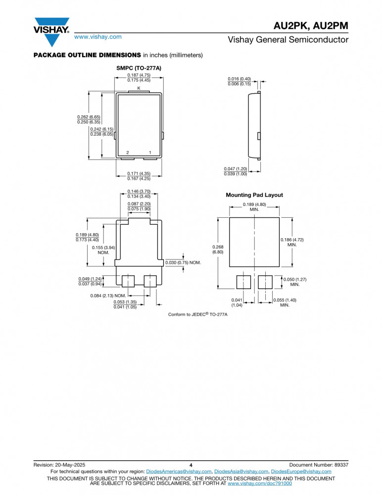 AU2P datasheet page 4
