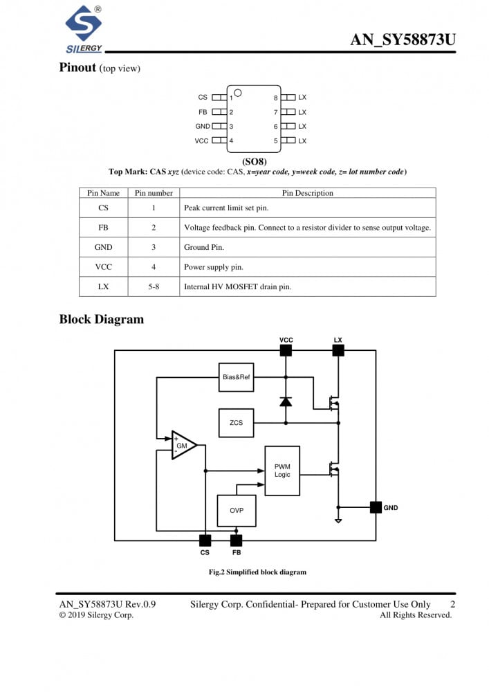 SY58873UFAC datasheet page 2