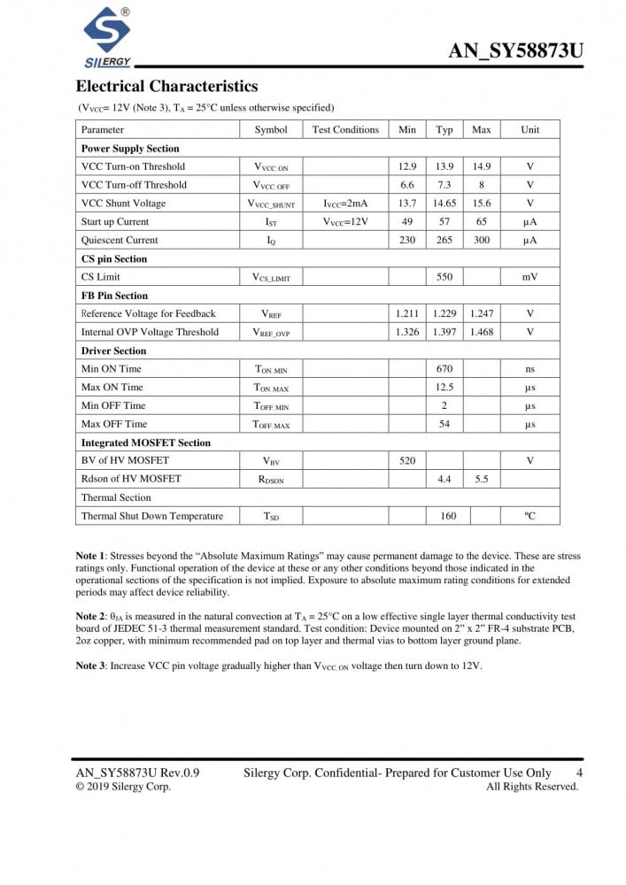 SY58873UFAC datasheet page 4
