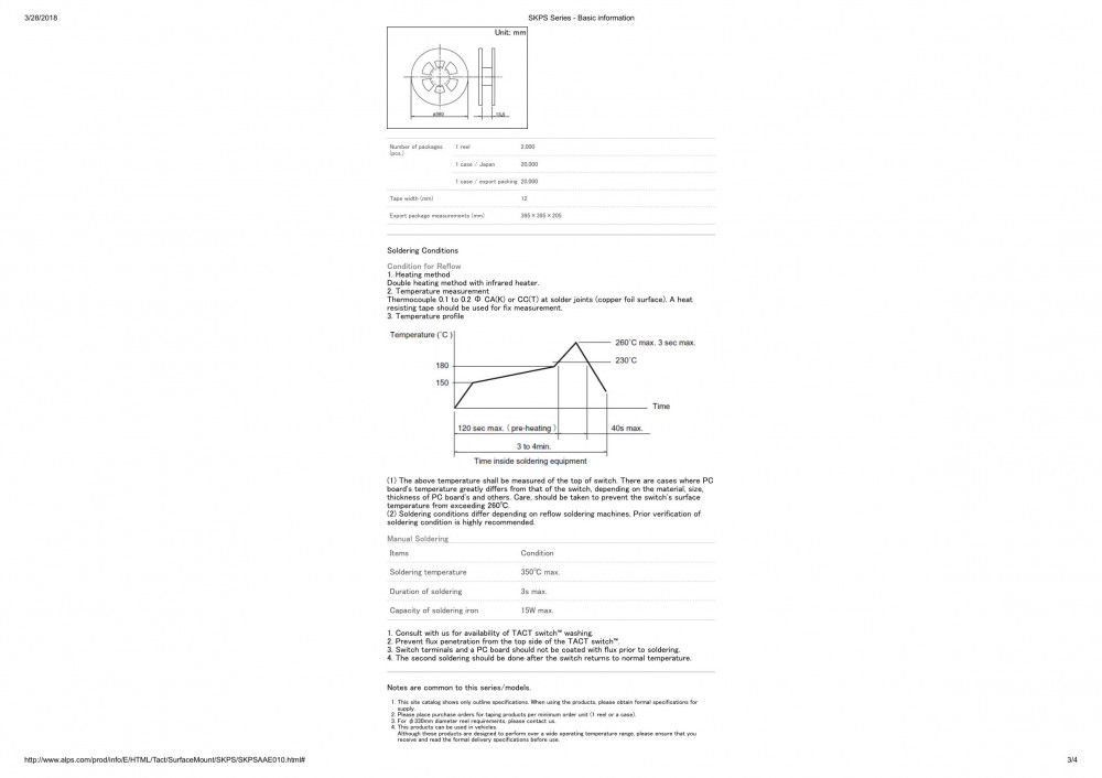 SKPSAAE010 technical document page 3