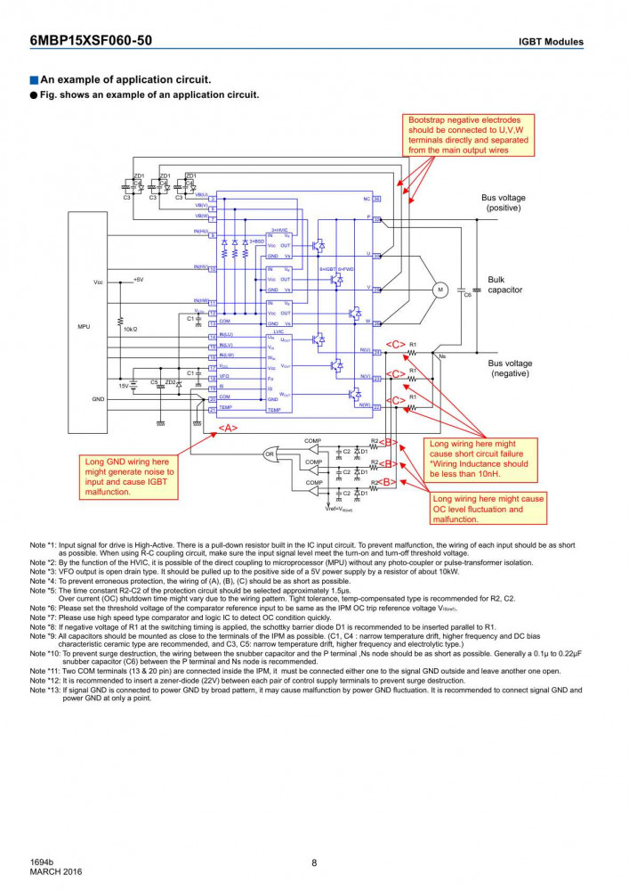 6MBP15XSF060-50 datasheet page 8