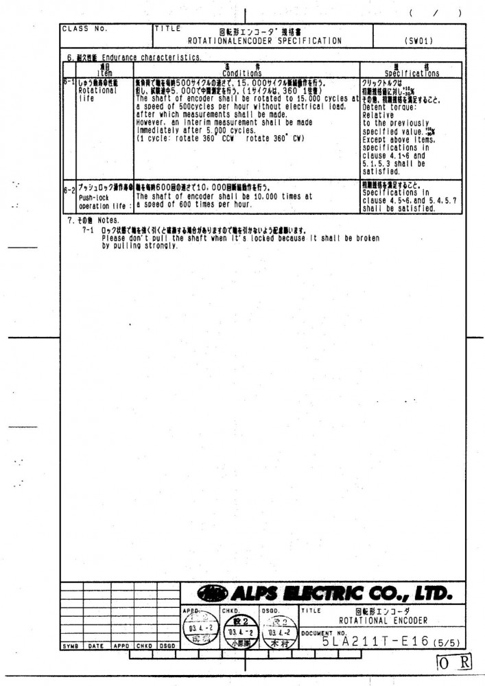 EC11E152T408 specification page 5
