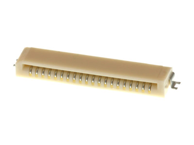 Easy-On FFC/FPC Connector, 1.00mm Pitch, Surface Mount, Right-Angle, Non-ZIF, Bottom Contact Style, 20 Circuits for sale