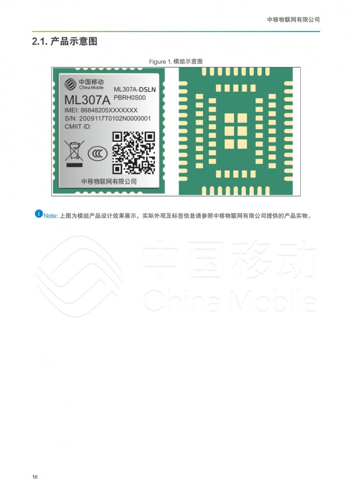 ML307A hardware design manual page 10