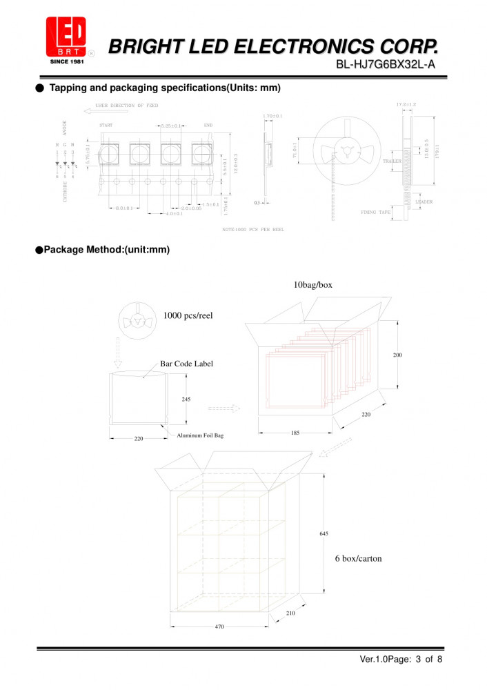 BL-HJ7G6BX32L-A datasheet page 3
