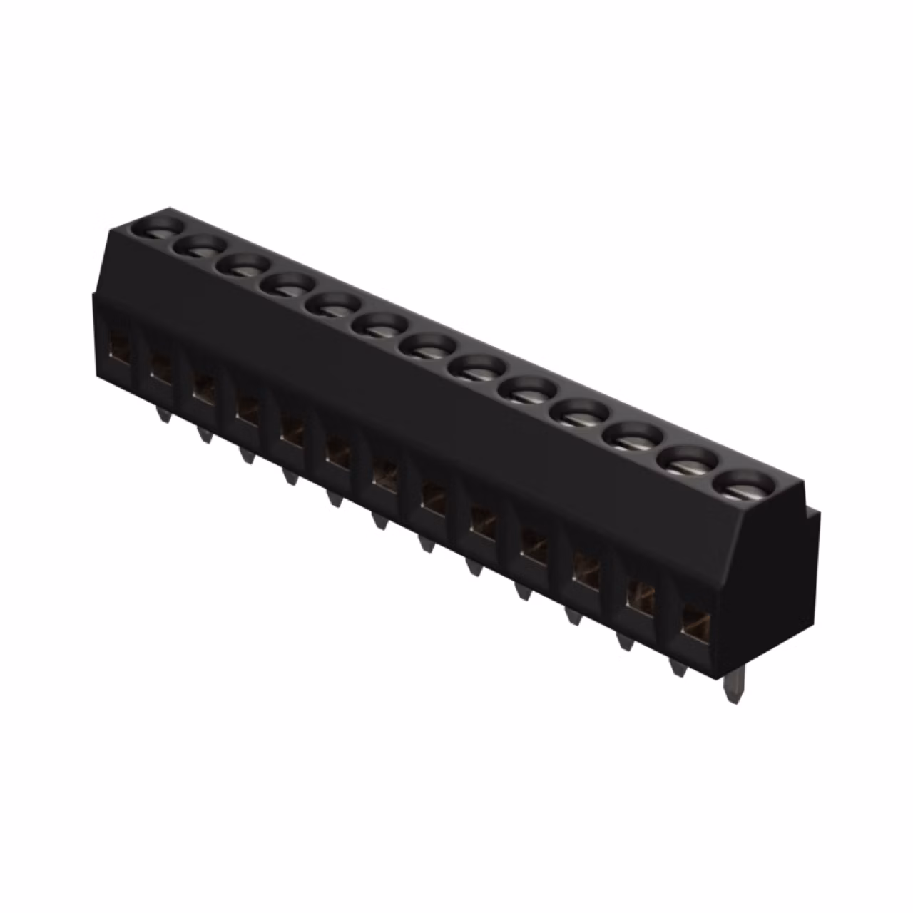 3.50mm Pitch Beau Eurostyle Fixed Mount PCB Terminal Block, 13 Circuits for sale