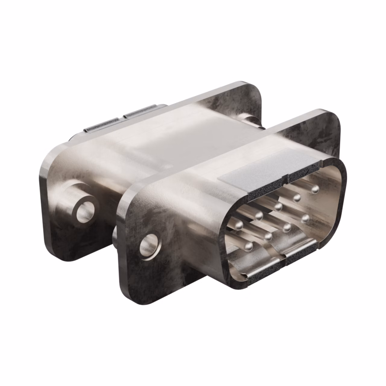 Standard-Density EMI Filtered D-Sub Adapter, Male-to-Female, Straight, 100pF Pi, Locking Inserts, 9 Circuits for sale