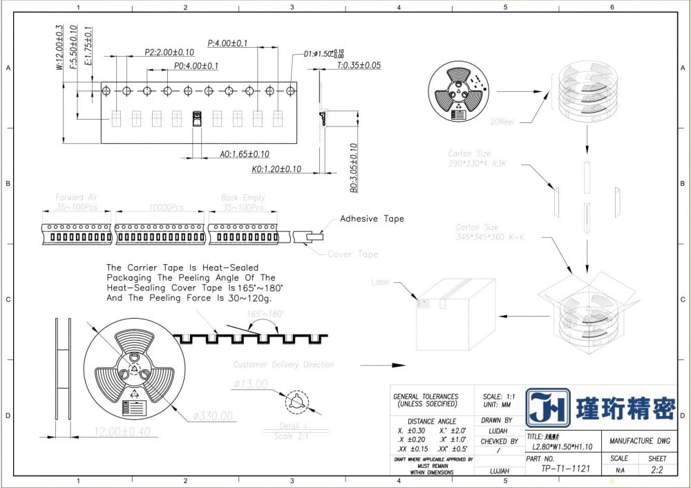JINHENG TP-T1-1121 documentation page 2